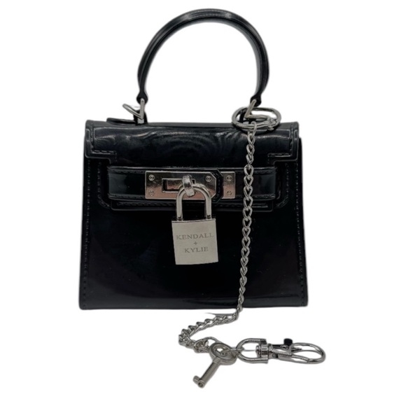 Kendall & Kylie | Bags | Nwt Kendall Kylie Black Mini Bag With Silver ...